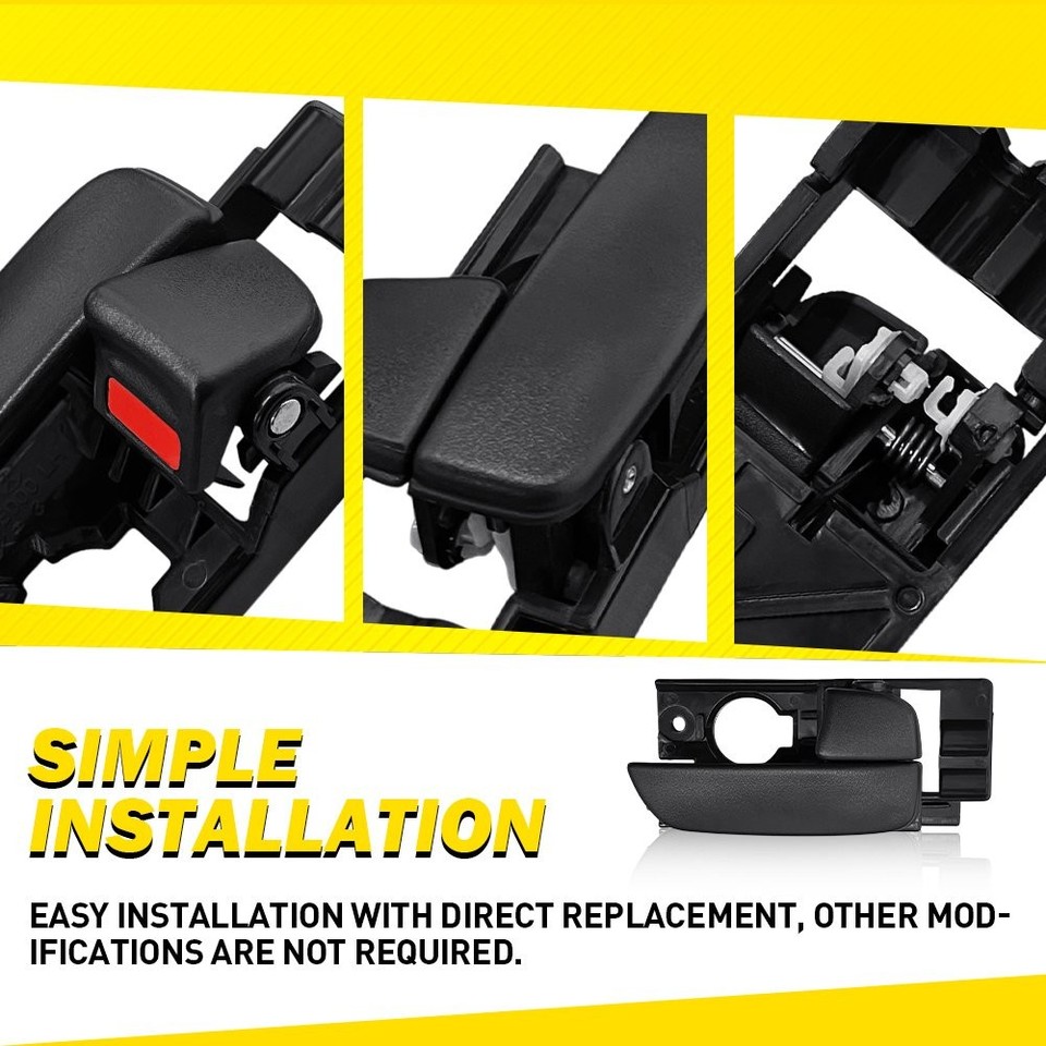 For 2006-2011 Hyundai Accent Pair Front Interior Door Handle Left ...