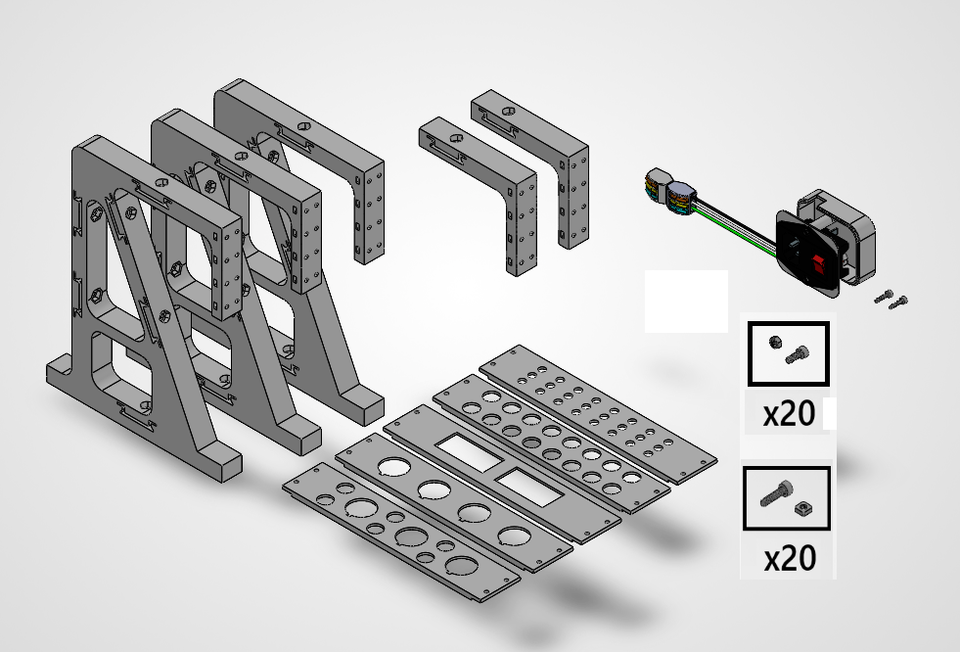 XL PLC Trainer DIN Rail Stand: Allen-Bradley/Siemens/Omron/Mitsubishi ...