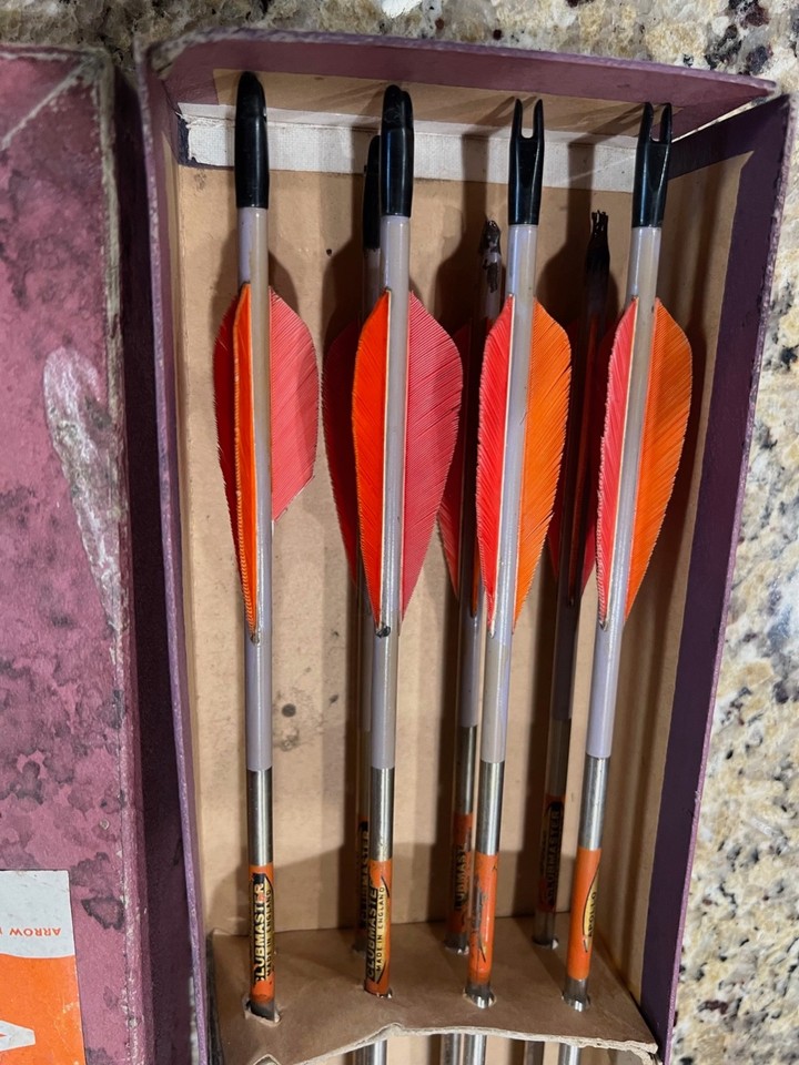 Apollo Archery Vintage Steel Arrows Box of 7 | eBay