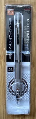 UNI KURU TOGA High Grade Roulette Model Silver 0.5mm Mechanical Pencil ...