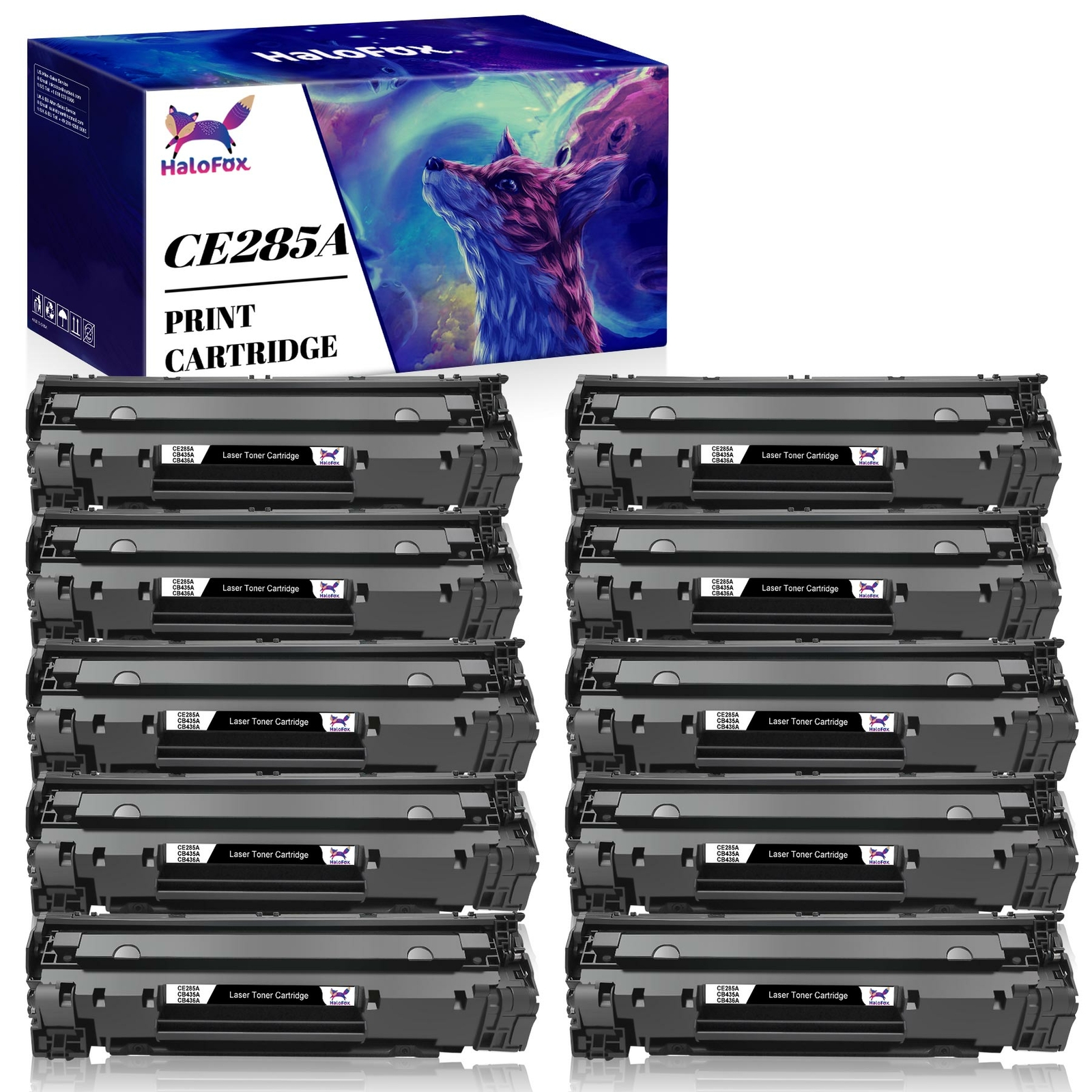 BLACK CE285A Toner Replacement for HP LaserJet P1002 Pro MFP M1212nf ...