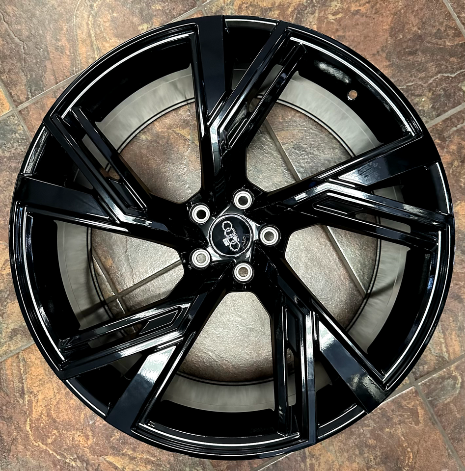 21'' inch Wheels fit Audi Q7 Q5 RS Style Gloss Black Wheels A7 A8 Atlas ...