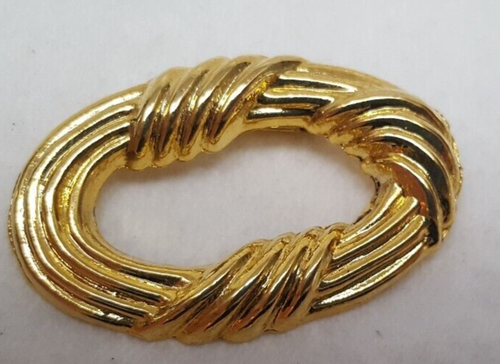 VINTAGE AA1 GOLDTONE OVAL BROOCH | eBay