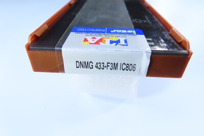NEW BOX ( 10 PCS ) ISCAR DNMG 433-F3M IC806 DNMG 150412-F3M CARBIDE INSERT TOOLS | eBay