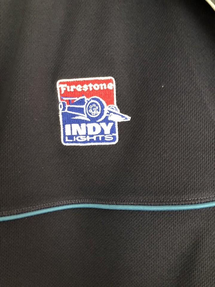 Vintage GUTHRIE MEYER Racing INDY Firestone Lights IZOD Shirt Size S | eBay