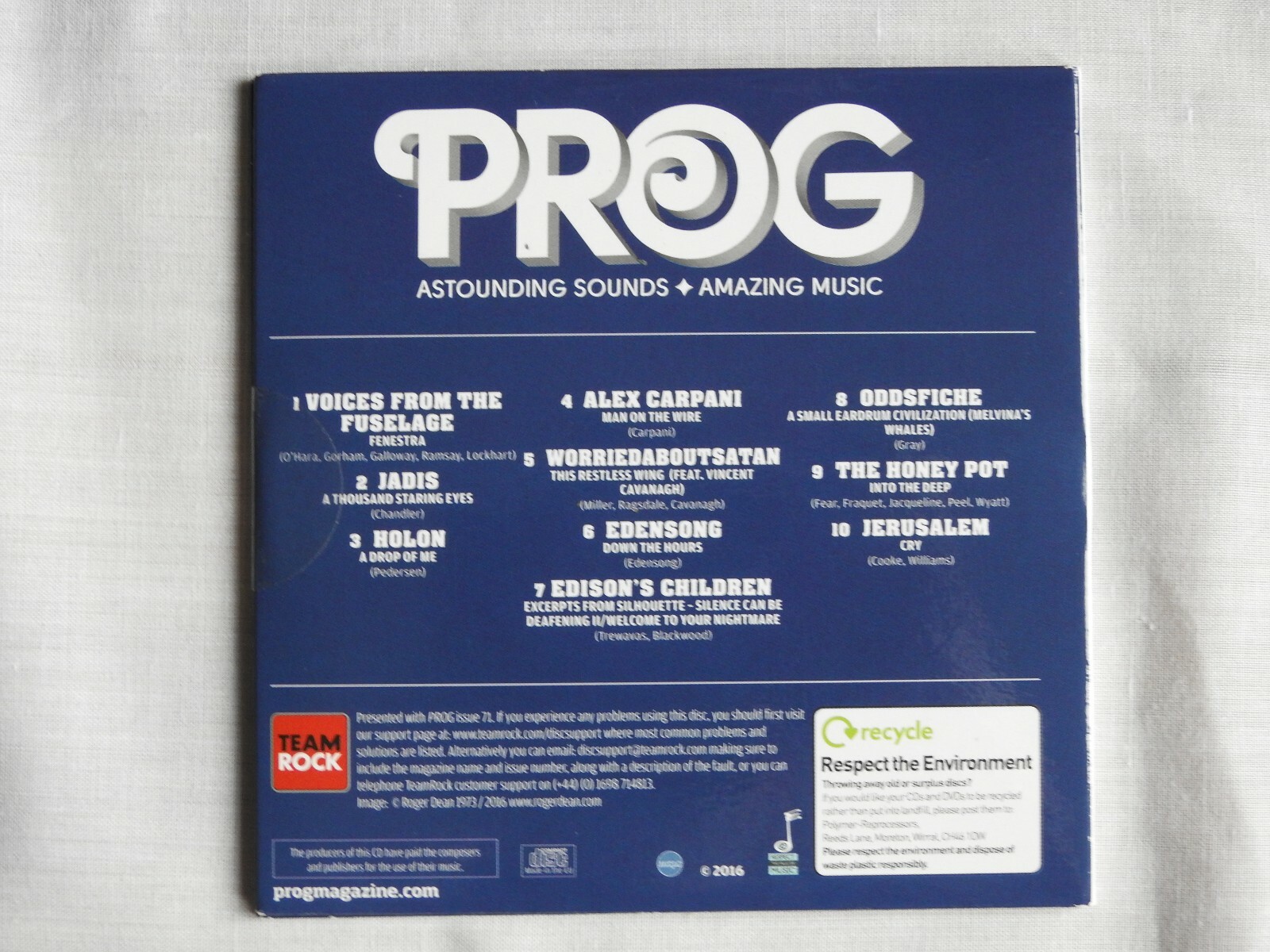 Prog Magazine CD P49 From Issue 71 | eBay UK