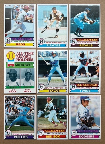 1979 Topps Baseball Near Complete Set (668/726) Pack Fresh - Near Mint ...