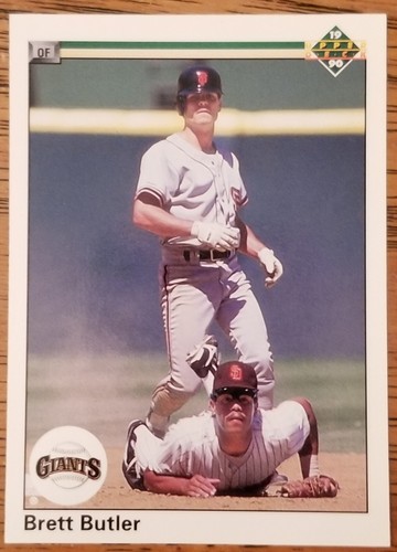 Brett Butler San Francisco Giants 1990 Upper Deck Baseball Card #119 MT ...