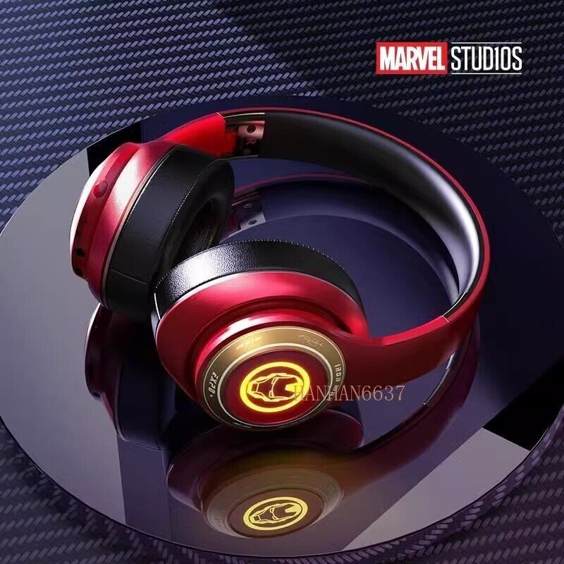 Marvel Captain America Iron Man Bluetooth Foldable Denoise Earphone ...