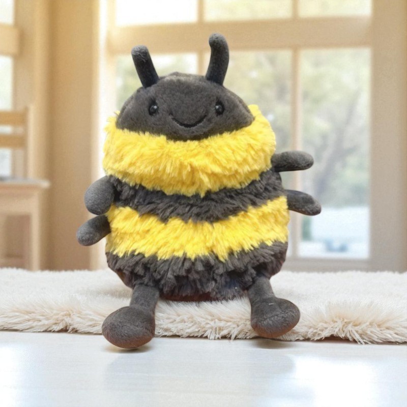 Albee Bee Plush Toy, 16cm Cute Spring Stuffed Animal, Soft Adorable Bee ...