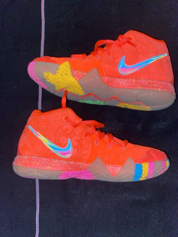 NIKE Kyrie 4 x Lucky Charms Orange Limited Edition Size 5Y | eBay