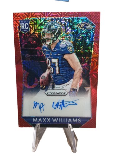 Maxx Williams 2015 Panini Prizm Rookie Autographs Prizms Red #RSMW 40/ ...