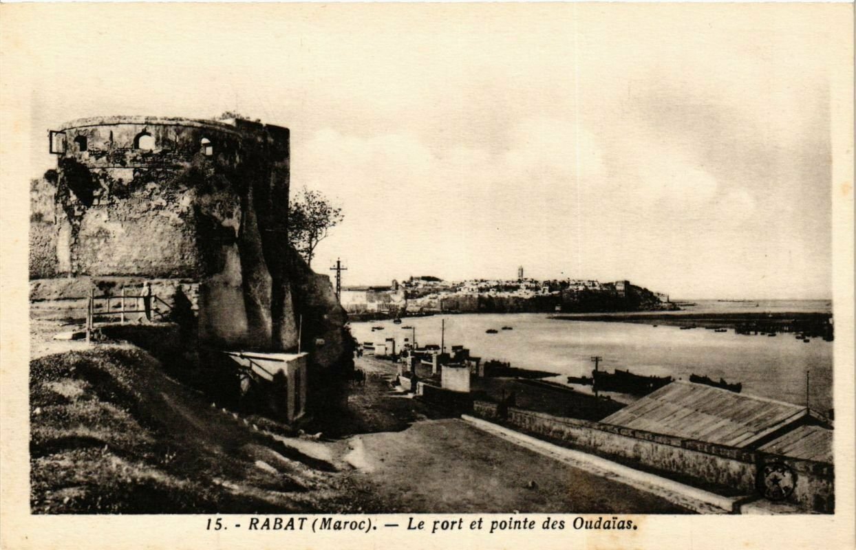 CPA AK MAROC RABAT - Le port et pointe des Oudaias (280427) | eBay