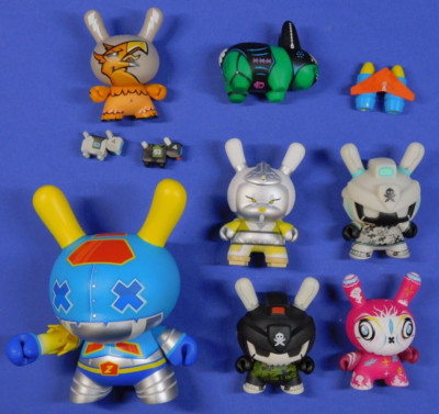 KID ROBOT DESIGNER TOY VINYL FIGURE LOT OF 7 DUNNY | eBay