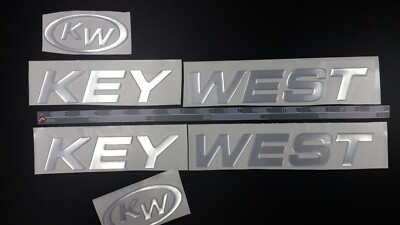 Key West Boats Emblems 22" chrome + FREE FAST delivery DHL express ...