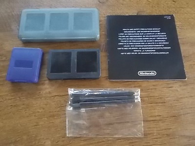 Nintendo DS Gaming Game Carry Cases Storage DSi DSL 3DS & H&S Booklet 3 ...