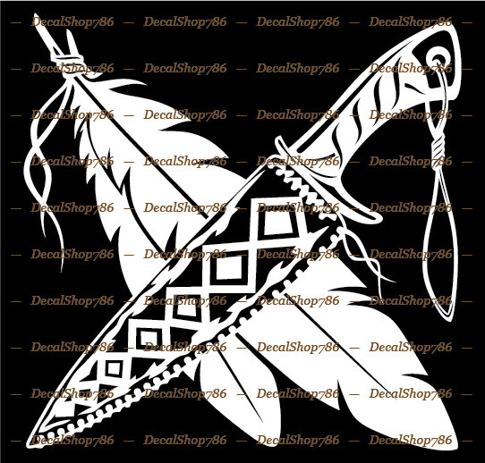 Native American Knife Tattoos