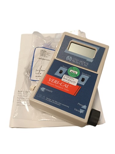 Utah Medical Veri-Cal 650-900 Pressure Transducer Calibration Device | eBay