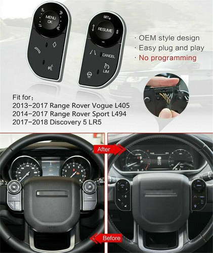 For Range Rover Sport L405 L462 L494 Steering Wheel Control Switch ...