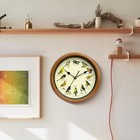 Wall Clock 10inch Singing Bird Wall Clock for Anniversary Living Room ...