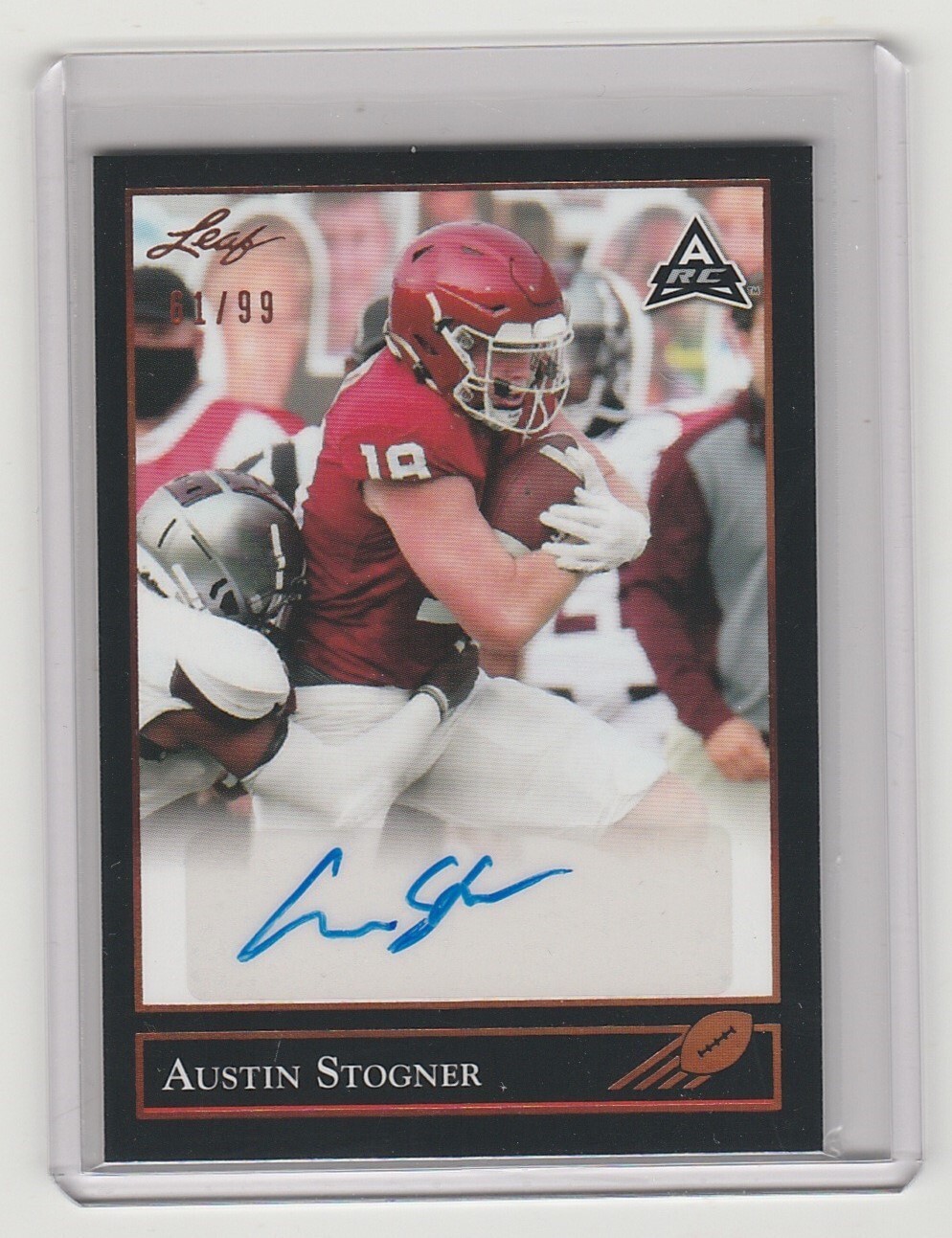 AUSTIN STOGNER 2022 LEAF ROOKIE AUTOGRAPH RC AUTO BG-AS1 SERIAL #'D /99 ...