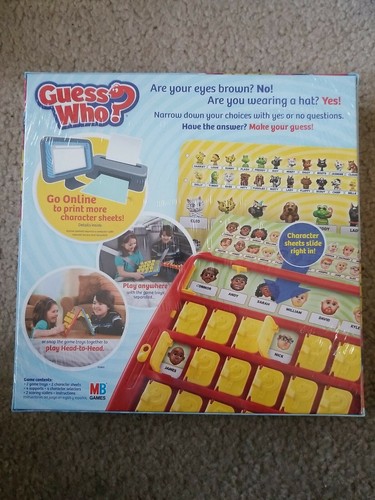 New Guess Who Printable Sheets
