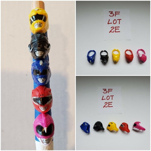 Vintage 1990's Power Rangers Collectible Rings Lot of 5 | eBay