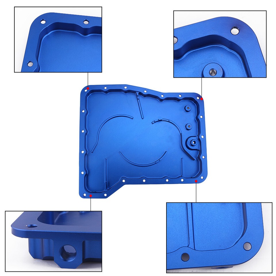 For 09-19 Nissan GTR R35 VR38 DETT CNC Blue Billet Transmission Oil ...