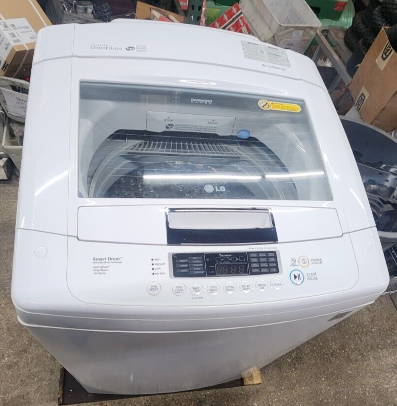 LG Washing Machine WT1101CW 4.1 cu. ft. Large Capacity Top Load Washer ...