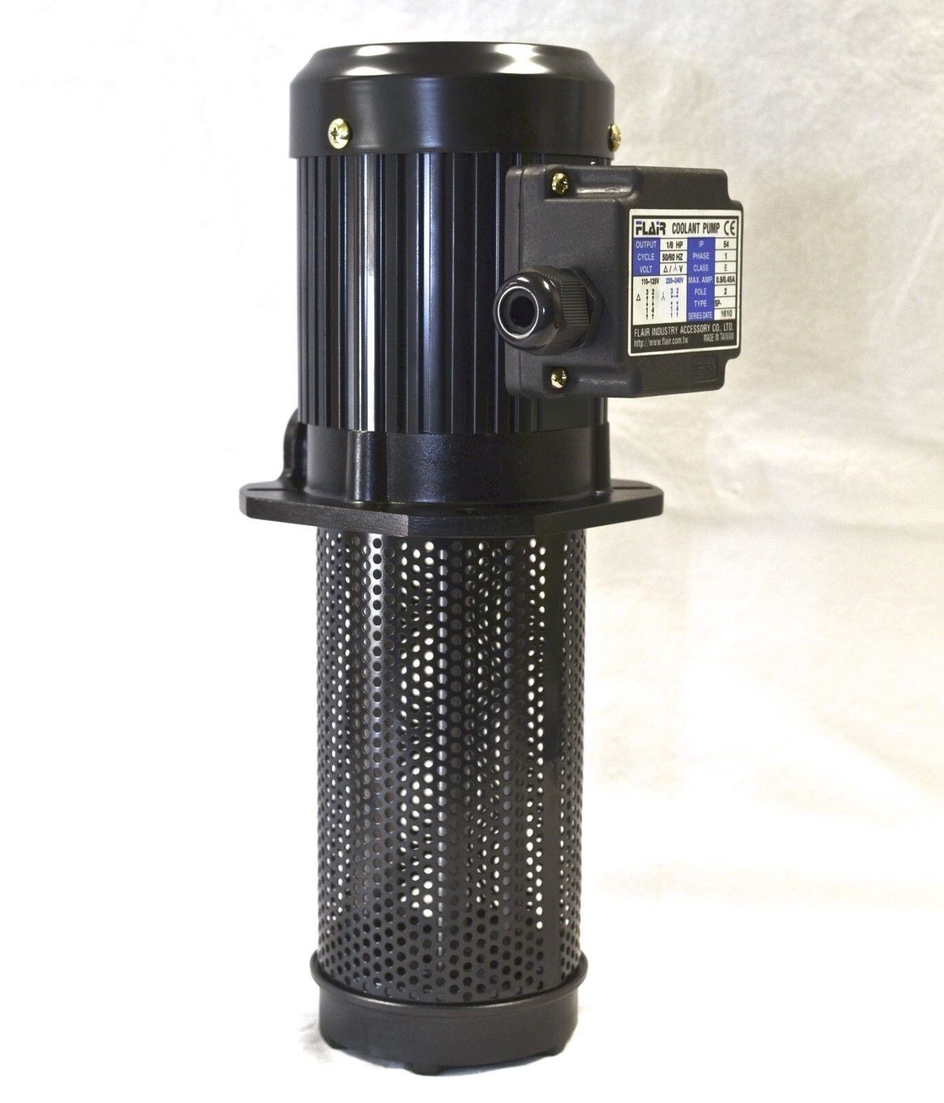 Flair SP-8180 1/8HP 7" Single Phase Filtered Coolant Pump for sale ...
