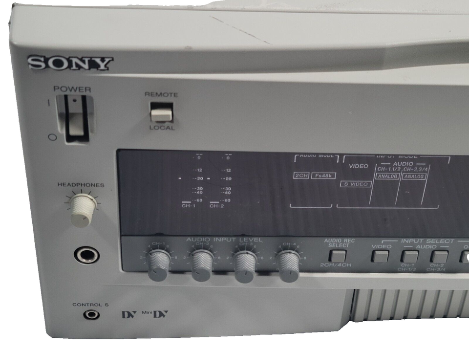 Sony DVCAM DSR-80 Pro Digital Video Editing Player / Recorder | eBay