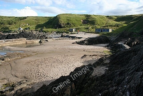 Photo 6x4 Portsoy Swimming Pool The pool was created by putting ...