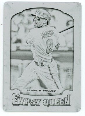 2014 Gypsy Queen Black Printing Plate Ben Revere 1/1 #201 | eBay