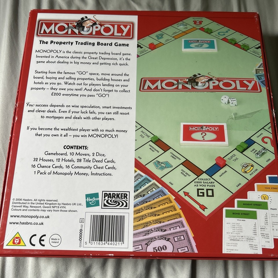 Monopoly Board Game Original Edition checked complete | eBay