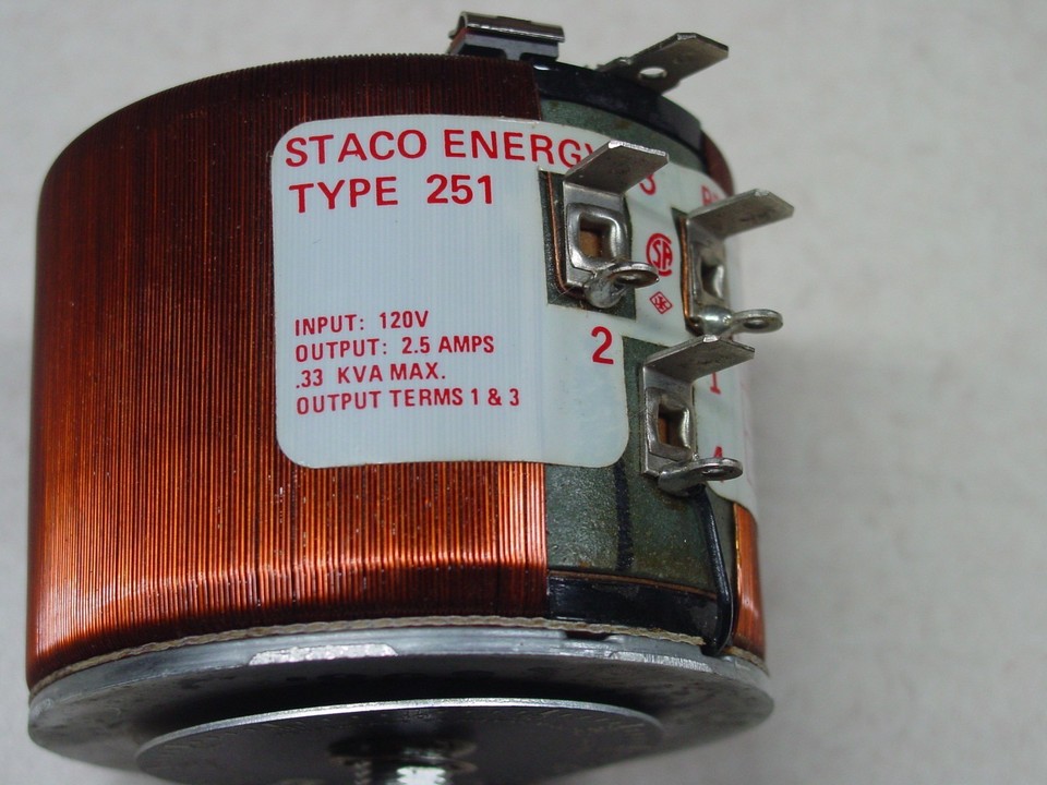 Vintage STACO 251 Variac Variable Auto Transformer | eBay