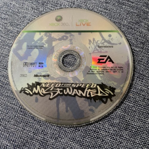 Need for Speed : Most Wanted - Xbox 360 (Disc only) (No Case) (No ...