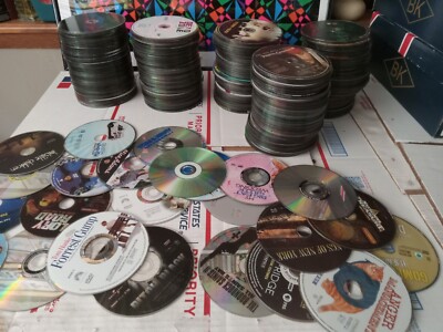 Lot Of 500+ MOVIES Loose Dvds Great Titles Good Material Assorted ...