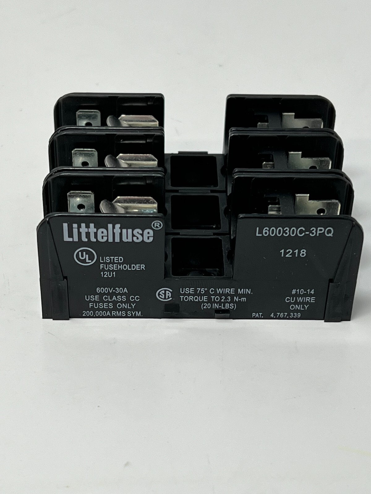 Littelfuse L60030C3PQ Fuse Block 3 Poles 600v 30a for sale online | eBay