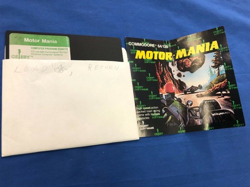 Commodore 64 128 Motor Mania Celery Software Disk | eBay