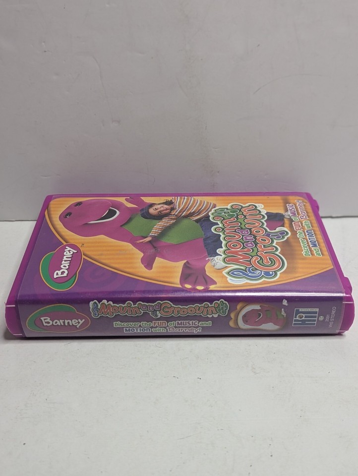 Barney and Friends White VHS Video Tape Movin And Groovin 2004 Vintage ...