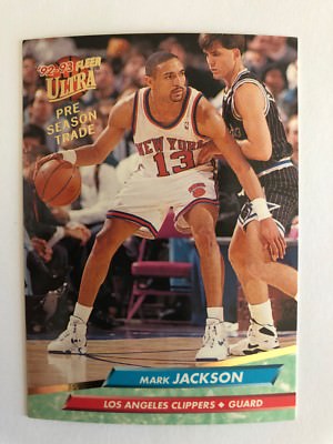 Mark Jackson - NBA Los Angeles Clippers - 92-93 Fleer Ultra Basketball ...