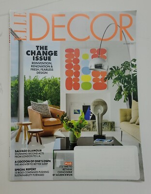 Elle Decor October 2021 Magazine No. 277 - The Change Issue Reinvention ...