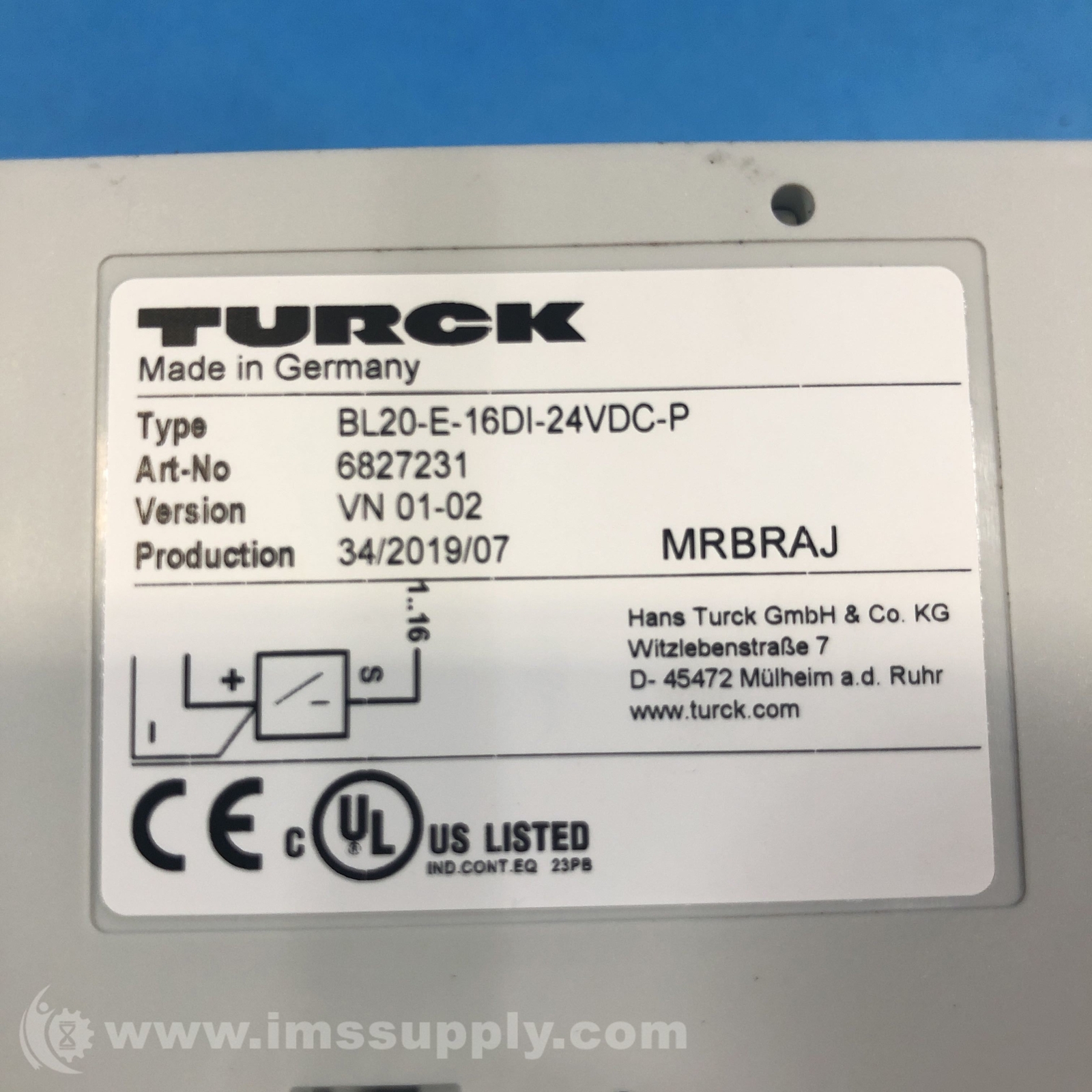 Turck BL20-E-GW-EN Gateway 0724 | eBay UK