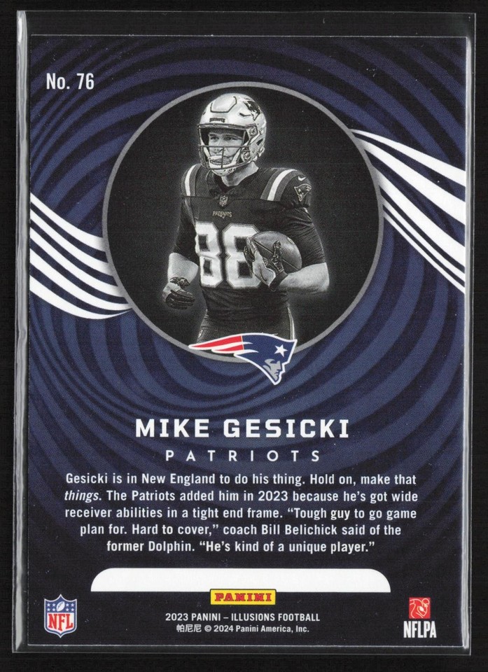 2023 Panini Illusions #76 Mike Gesicki Retail | eBay