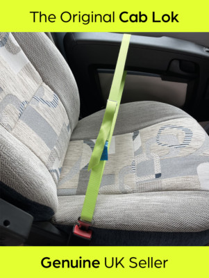 2x ORIGINAL Cab Lok Motorhome Cab Security Door Straps-Uses the ...