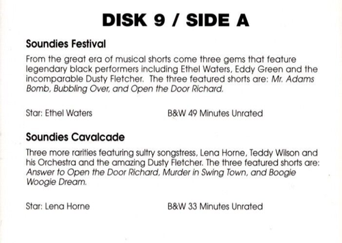 SOUNDIES FESTIVAL /SOUNDIES CAVALCADE /REACHING FOR THE MOON /MR ...