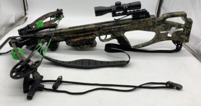 PSE Fang 350XT Camo Crossbow w Cocking Rope and Scope (GAL152132) | eBay