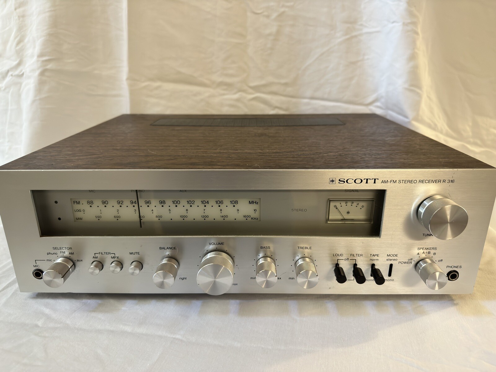 vintage HH Scott AM-FM stereo receiver R 316 L | eBay