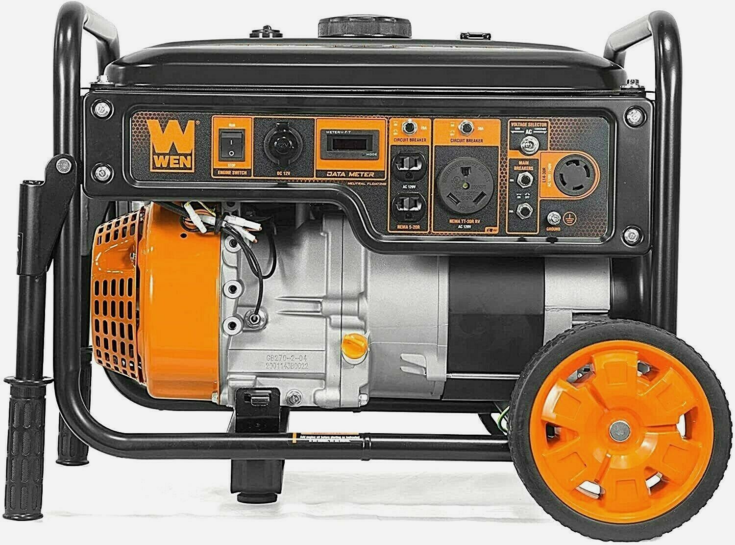 WEN GN6000 6000W RV-Ready Portable Generator with Wheel Kit for sale ...