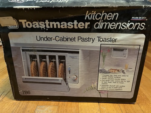 Toastmaster Under Cabinet 4 Slice Toaster 786 Spacemaker NEW OLD STOCK ...